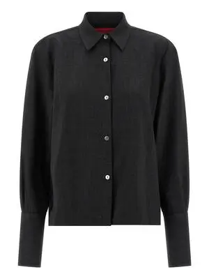 THE LATEST Mélange Shirt - Gray