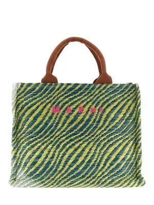 MARNI MARNI Woven Raffia Handbag