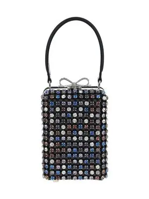 SELF-PORTRAIT SELF PORTRAIT Crystal Chainmail Handbag