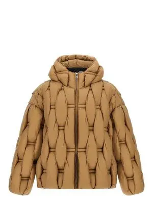 RAXXY Braided 3d Down Jacket - Beige
