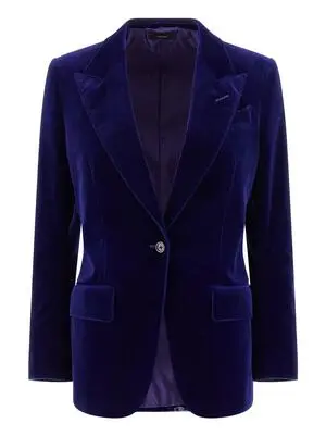 TOM FORD TOM FORD Wallis Velvet Blazer