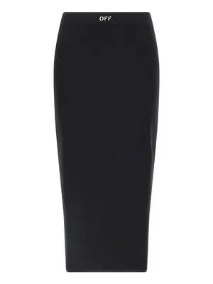 Off-White Logo Skirt - Black