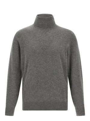 Brunello Cucinelli Cashmere Turtleneck Sweater - Gray