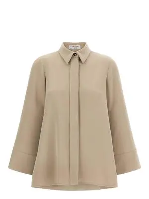 Alberto Biani Caby 3/4 Sleeve Shirt - Beige