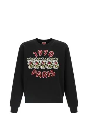 Kenzo Wild Tiger Embroidered Sweatshirt - Black