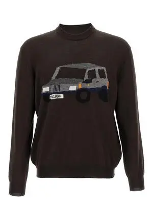 MAGLIANO Pandino Wool Knit Sweater - Brown