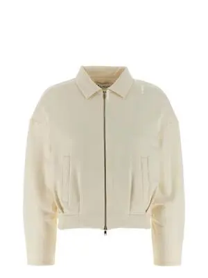 MAX MARA Max Mara Argenta Silk And Cotton Cropped Sweatshirt