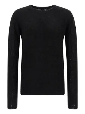 THOM KROM Alpaca Wool Sweater - Black