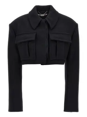 STELLA MCCARTNEY STELLA MCCARTNEY Balaton Bacci Cropped Wool Jacket