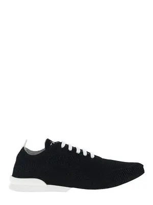 Kiton Technical Fabric Mesh Sneakers - Black