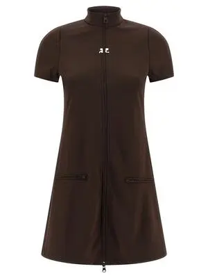 COURREGES COURREGES Interlock Tracksuit Mini Dress
