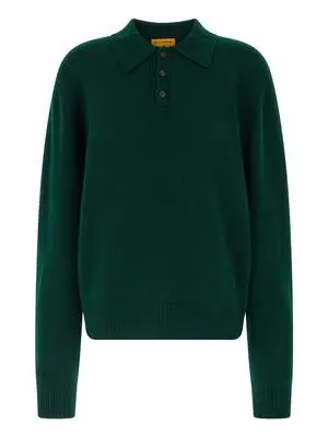 Guest In Residence Allday Cashmere Polo Shirt - Green