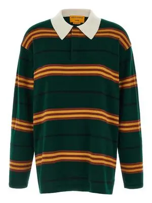 GUEST IN RESIDENCE GUEST IN RESIDENCE Striped Cashmere Polo Shirt