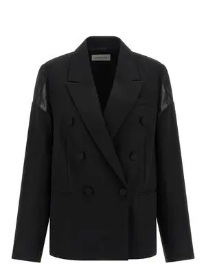 ARMARIUM Sveva Virgin Wool Blazer - Black