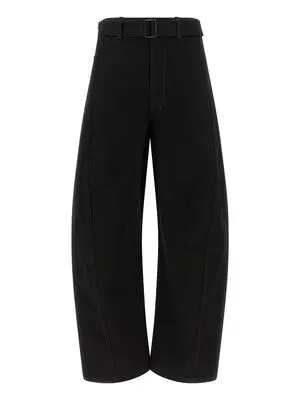 LEMAIRE LEMAIRE Twisted Belted Denim Jeans Black