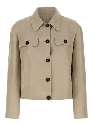 Brunello Cucinelli Linen Blazer - Beige