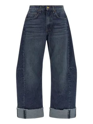 B SIDES B SIDES Relaxed Cuffed Lasso Jeans