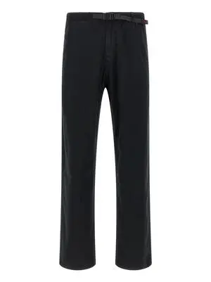 Gramicci Wide Leg Organic Cotton Twill Trousers - Black