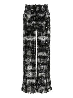 GIUSEPPE DI MORABITO GIUSEPPE DI MORABITO Prince Of Wales Bouclé Pants