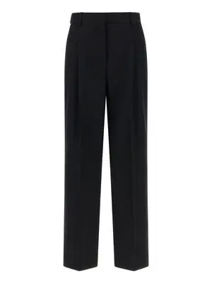 TOTÊME TOTEME Wool Blend Straight Leg Trousers