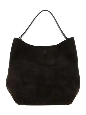 TOTÊME TOTEME Belted Suede Shoulder Bag
