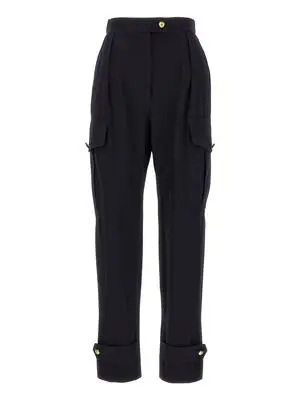 ALEXANDER MCQUEEN MCQUEEN Wool And Cotton Blend Cargo Trousers