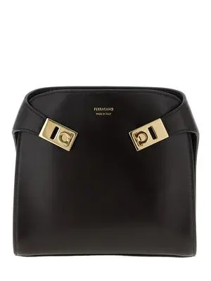 FERRAGAMO FERRAGAMO Hug BB S' Belt Bag Brown