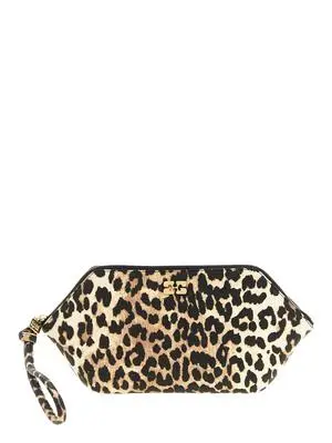 GANNI Bou Make Up Case - Brown