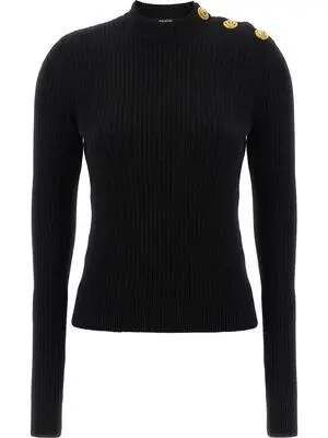 BALMAIN BALMAIN Ribbed Cashmere And Virgin Wool Sweater