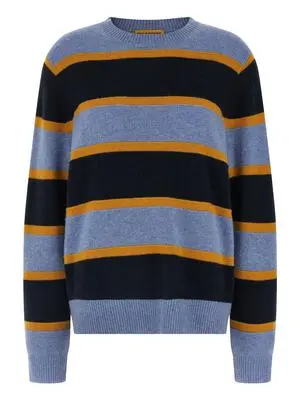 Guest In Residence GUEST IN RESIDENCE Stripe Crew Cashmere Sweater Multi