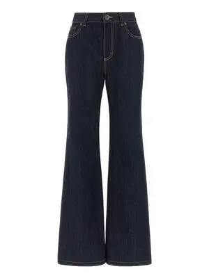 Alexander McQueen Straight Leg Jeans - Blue