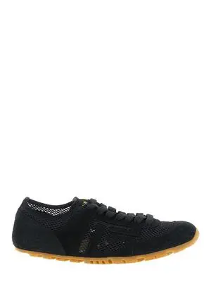 Balmain Racer 45 Suede And Mesh Sneakers - Black