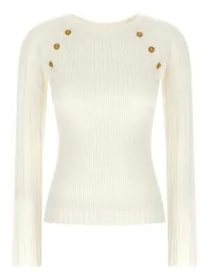 BALMAIN BALMAIN Long Sleeve Crew Neck Pullover