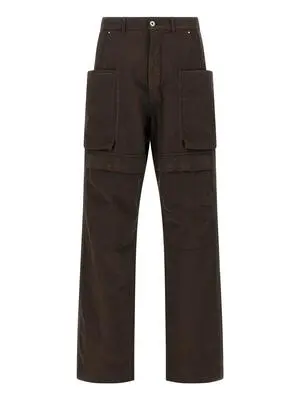 Rick Owens Cotton Stefan Cargo Trousers - Brown