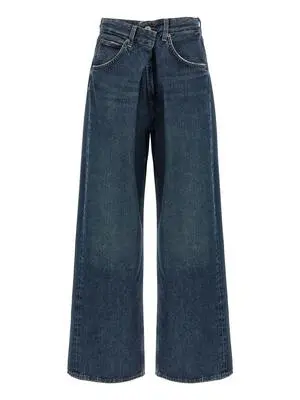 AGOLDE AGOLDE Vana Fold Cotton Denim Jeans