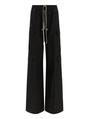 Rick Owens Cargobelas Cotton Pants - Black