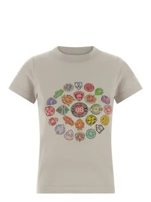 BALENCIAGA BALENCIAGA Cotton Logo Print T-Shirt