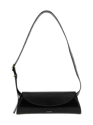JIL SANDER JIL SANDER Cannolo Small Shoulder Bag Black