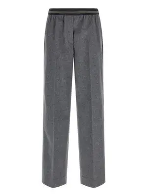 MIU MIU MIU MIU Velour Wool Trousers