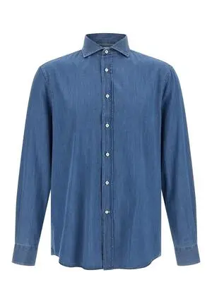 Brunello Cucinelli Denim Shirt - Blue