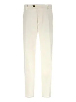 Brunello Cucinelli American Pima Cotton Trousers - White