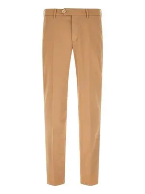 Brunello Cucinelli American Pima Cotton Gabardine Trousers - Beige