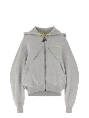Attico Logo Hoodie - Gray