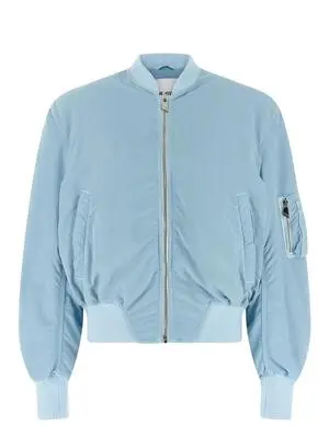 Attico THE ATTICO Anja Bomber Jacket Light Blue
