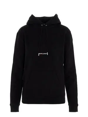 SAINT LAURENT SAINT LAURENT Logo Print Hoodie