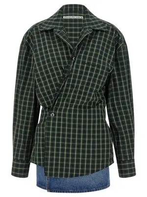 Alexander Wang ALEXANDER WANG Wallet Shirt Dress Green