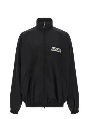 Balenciaga 'masking Tape' Sweatshirt Black