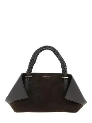 FERRAGAMO Scarf Th S Handbag - Brown