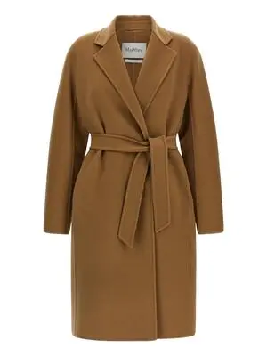 Max Mara Cashmere Midi Coat Beige