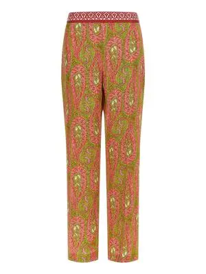 ETRO ETRO Paisley Foliage Twill Pants